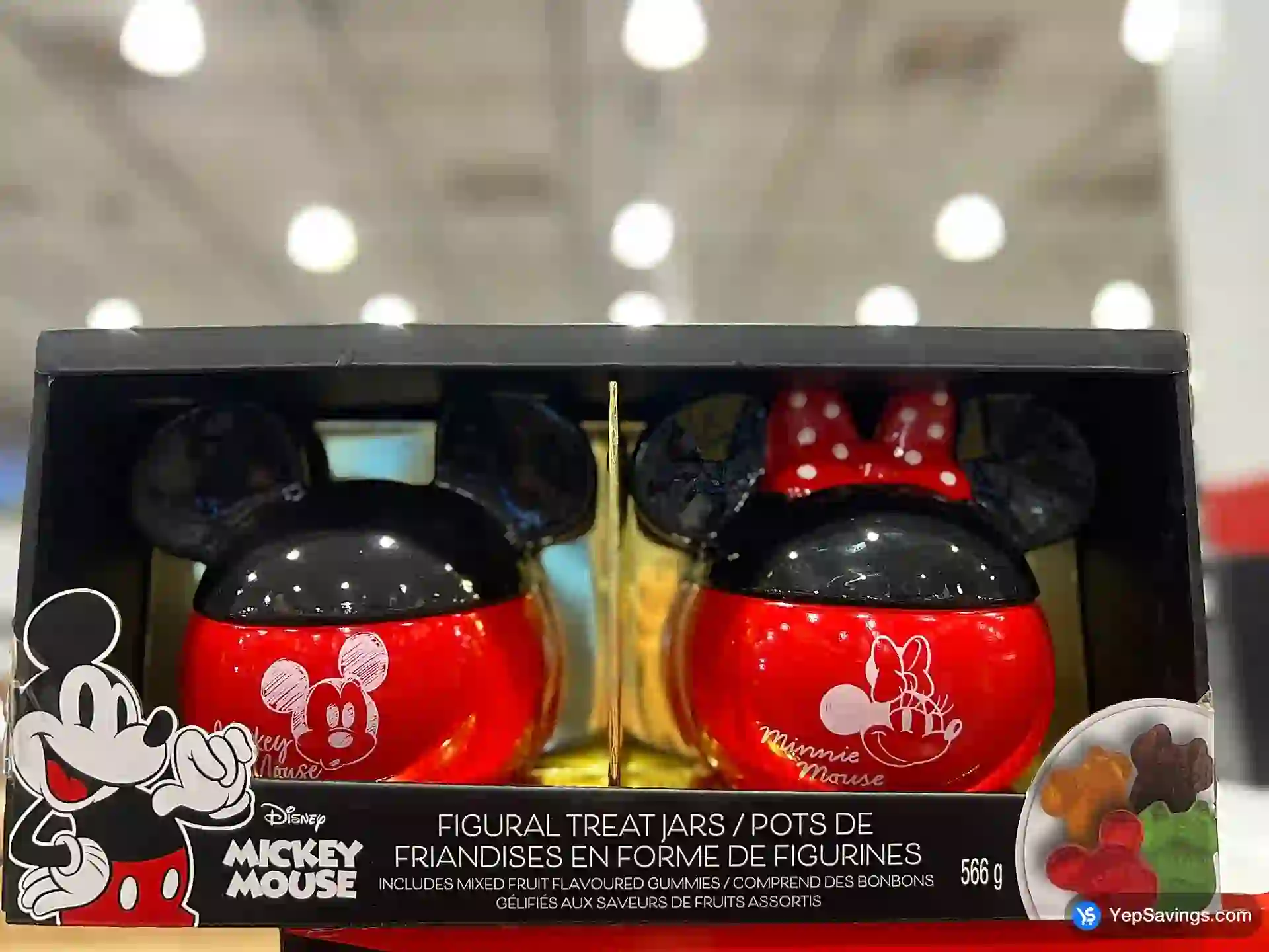COSTCO MICKEY & MINNIE MOUSE CANDY JAR 2 x 283 g – Langley