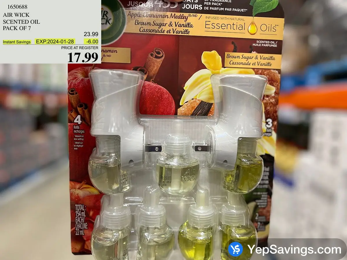 AIR WICK SCENTED OIL PACK OF 7 at Costco Ancaster Hamilton