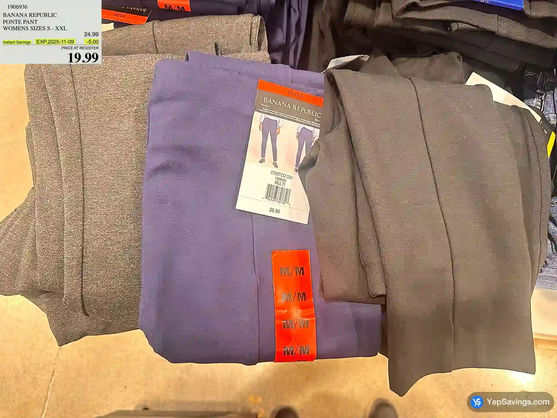 COSTCO BANANA REPUBLIC PONTE PANT WOMENS SIZES S - XXL (ITM 1906936 ...