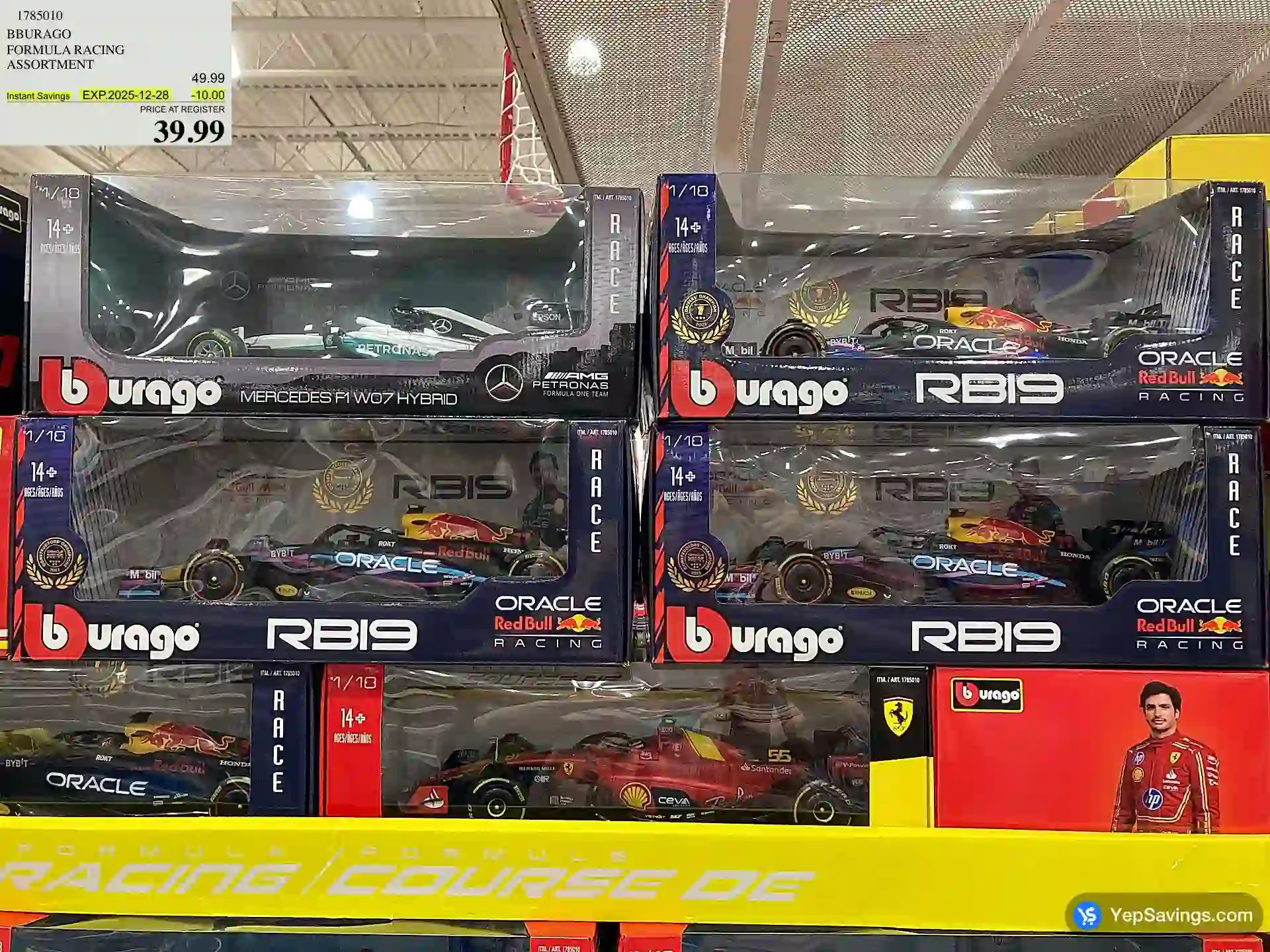 COSTCO BBURAGO FORMULA RACING ASSORTMENT (ITM 1785010) – Edmonton