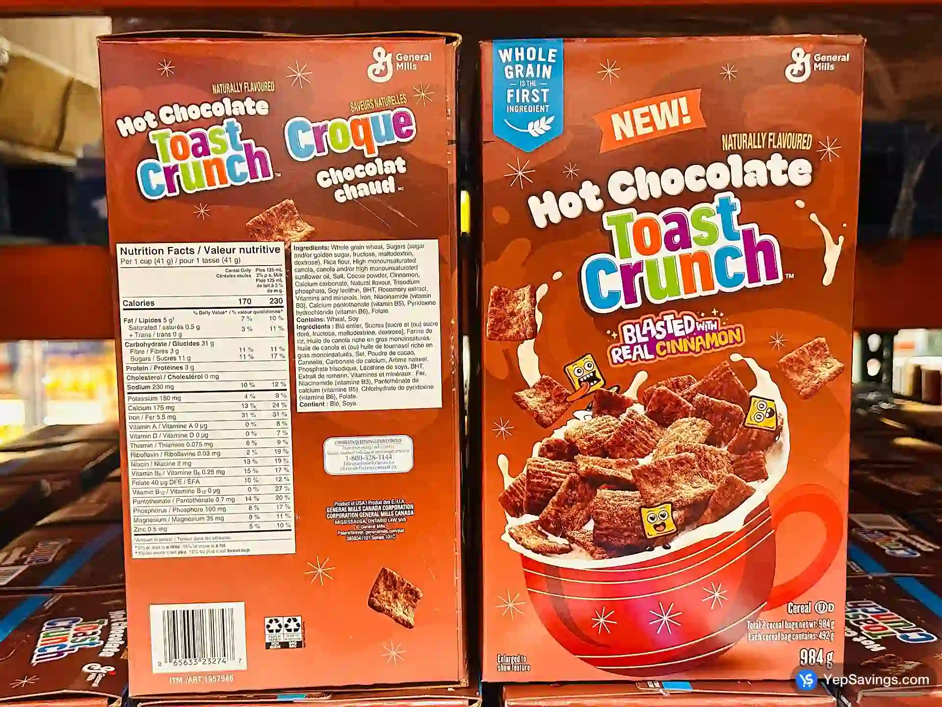 COSTCO GEN MILLS HOT CHOCOLATE TOAST 984 g (ITM 1957946) – Mississauga ...