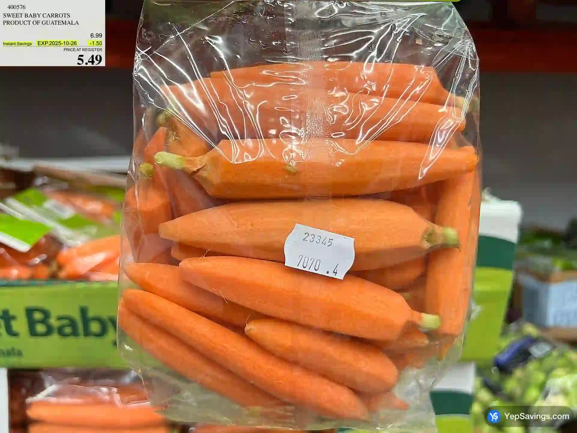 COSTCO SWEET BABY CARROTS PRODUCT OF GUATEMALA – (ITM 400576) – Edmonton
