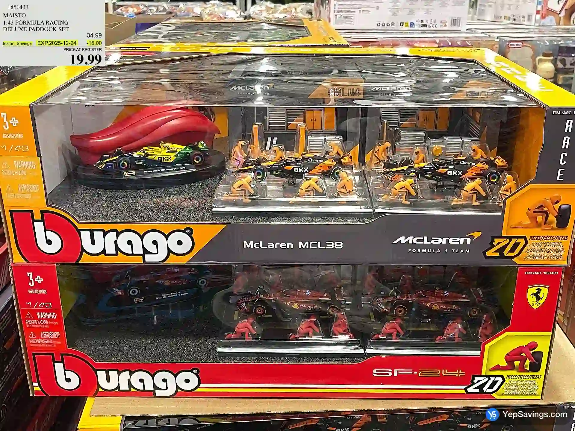 COSTCO MAISTO 1:43 FORMULA RACING DELUXE PADDOCK SET – Calgary