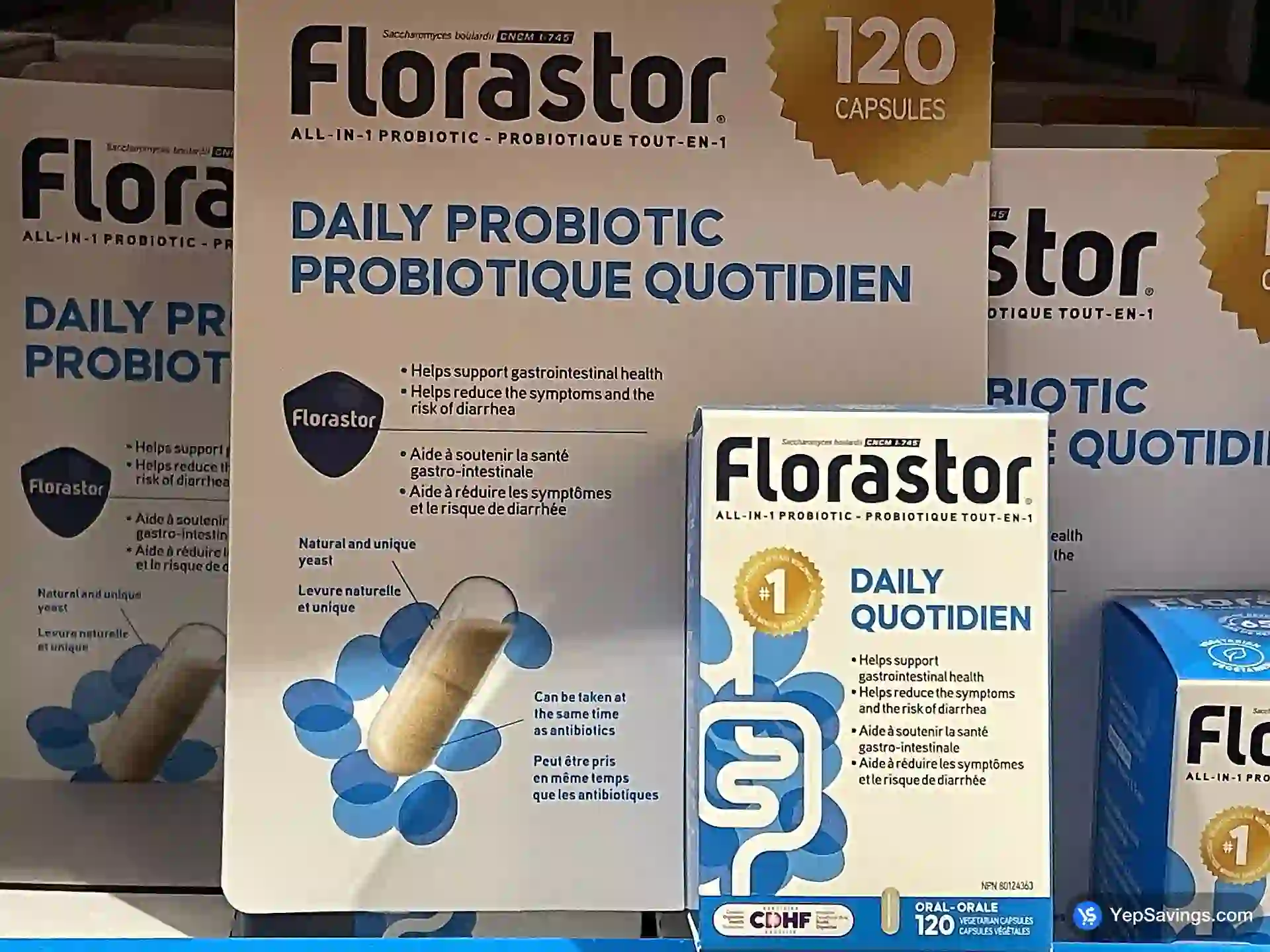 COSTCO FLORASTOR PROBIOTIC ALL - IN - 1 120 CAPSULES (ITM 2049342 ...