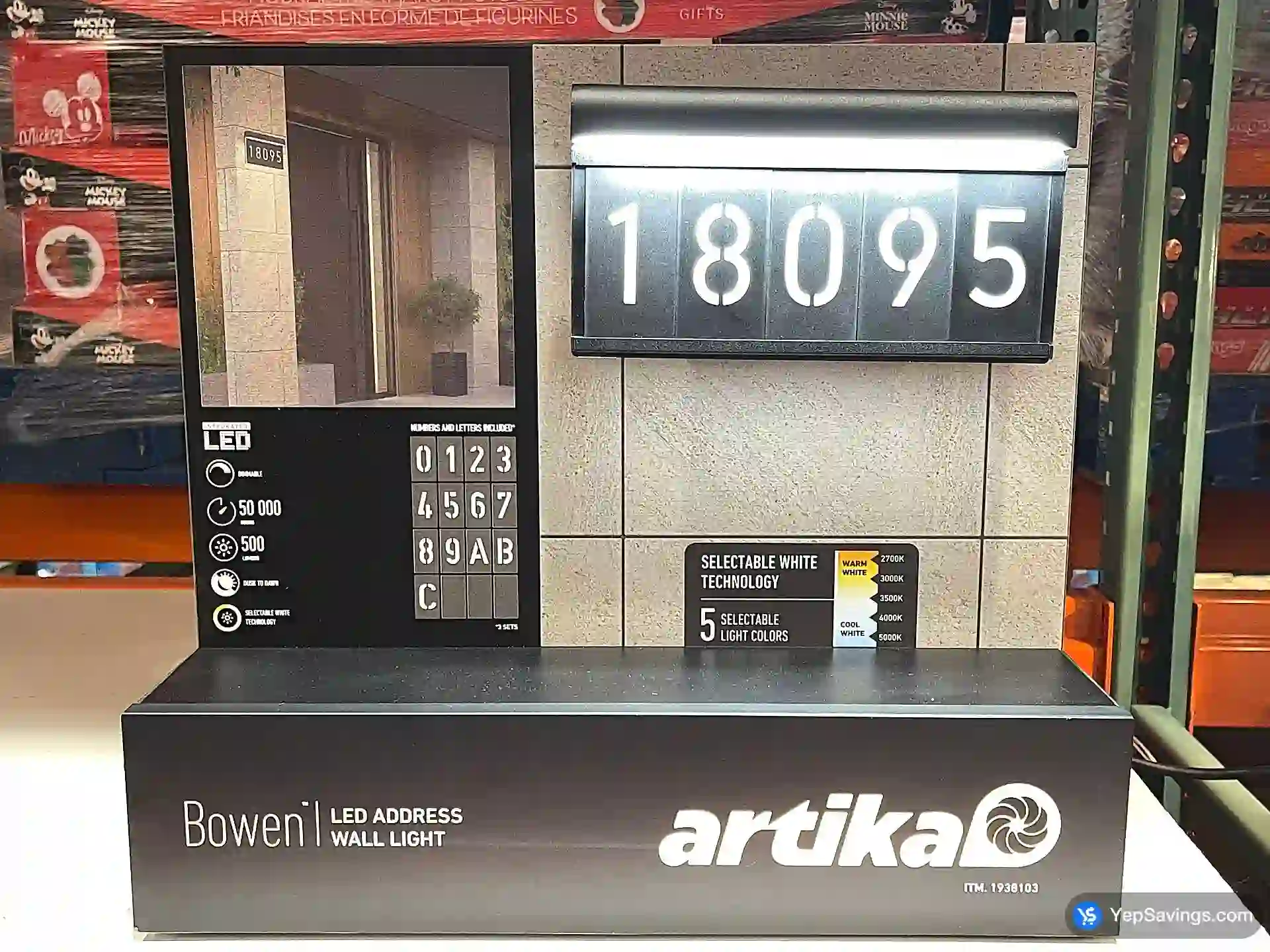 ARTIKA LED ADDRESS WALL LIGHT BOWEN – Costco deal in Canada ...