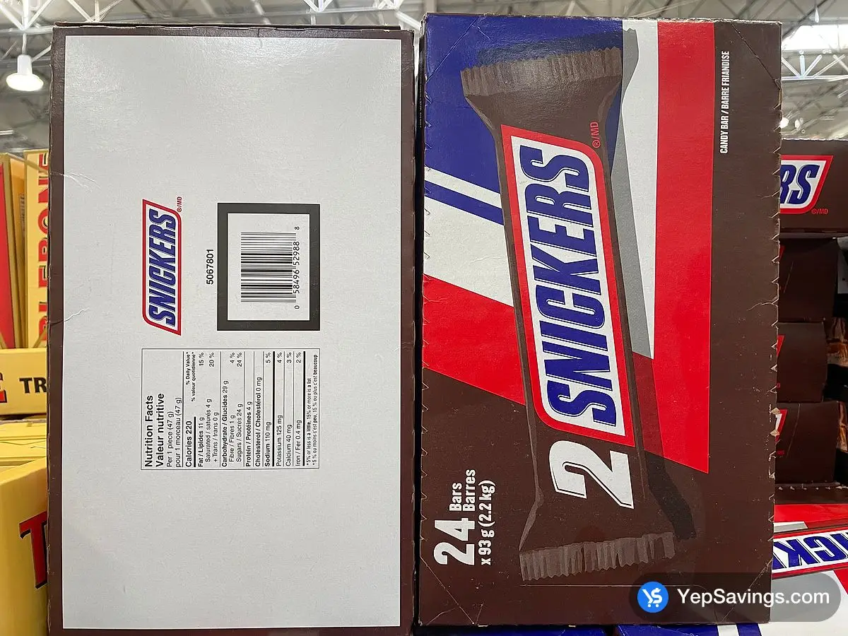 SNICKERS KING SIZE 24 x 93 G at Costco South Saskatoon