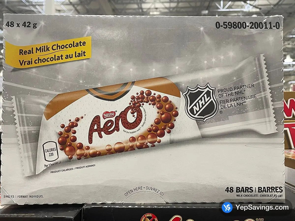 AERO MILK CHOCOLATE 48 x 42 g at Costco South Saskatoon