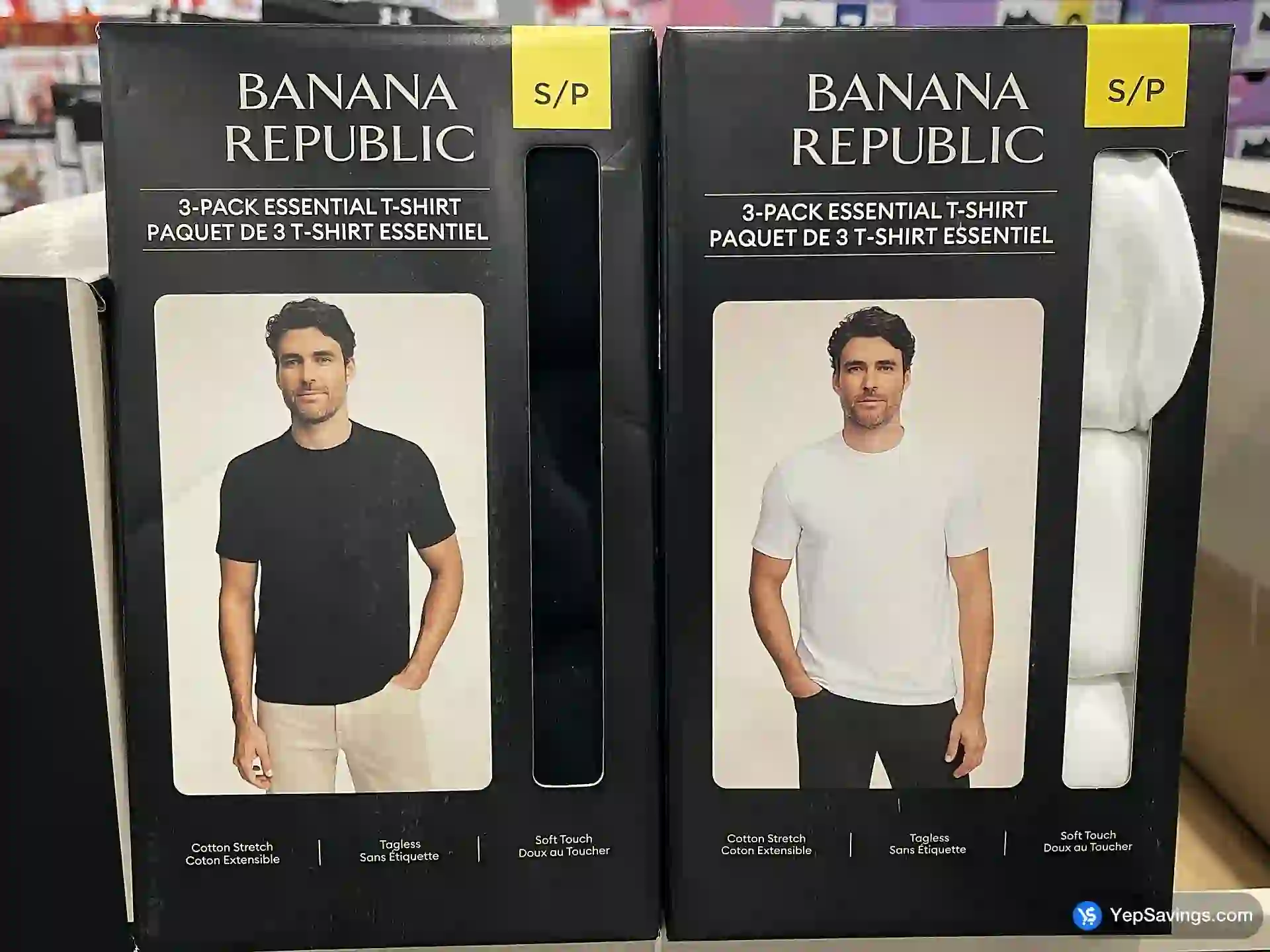 COSTCO BANANA REPUBLIC CREW NECK T - SHIRT 3PK + MENS SIZES S - XL (ITM ...