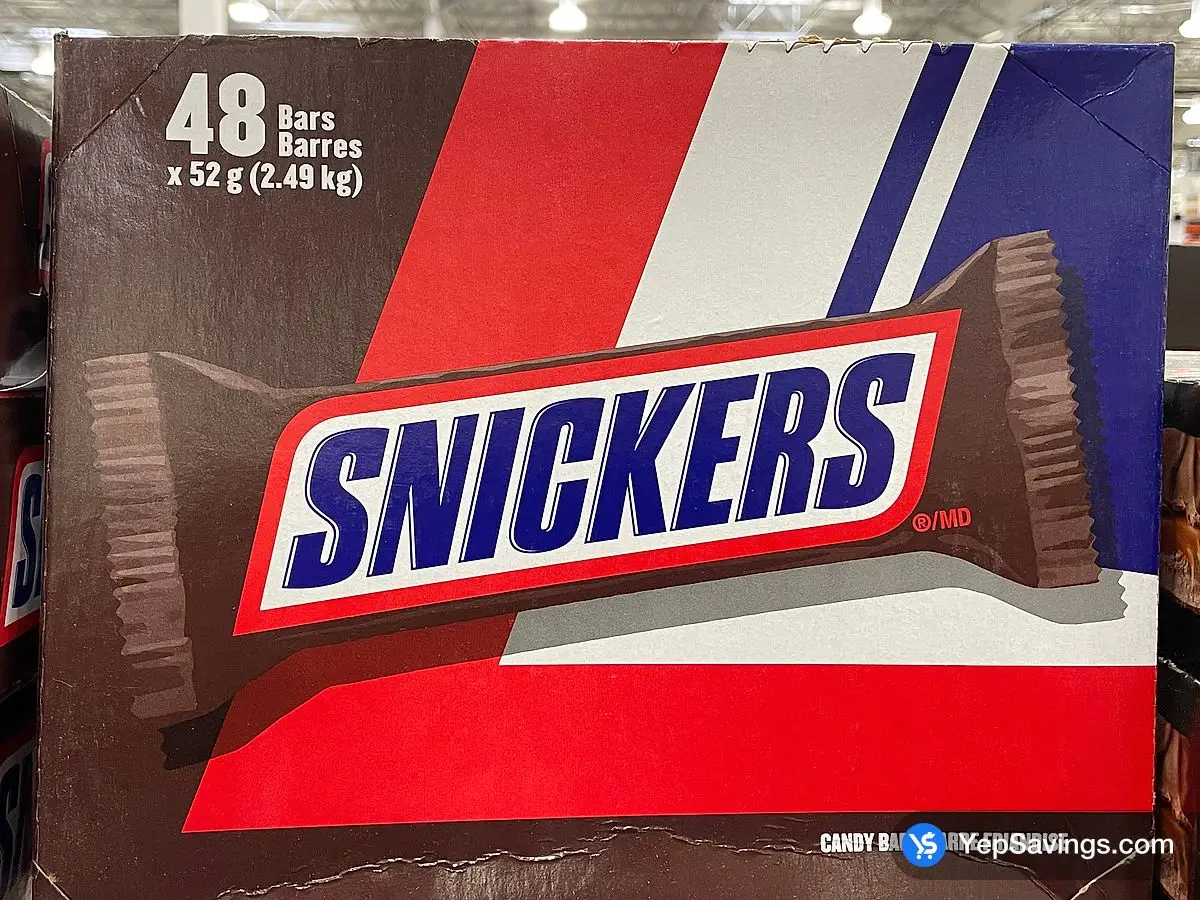 SNICKERS CHOCOLATE BARS 48 x 52 g at Costco South Saskatoon
