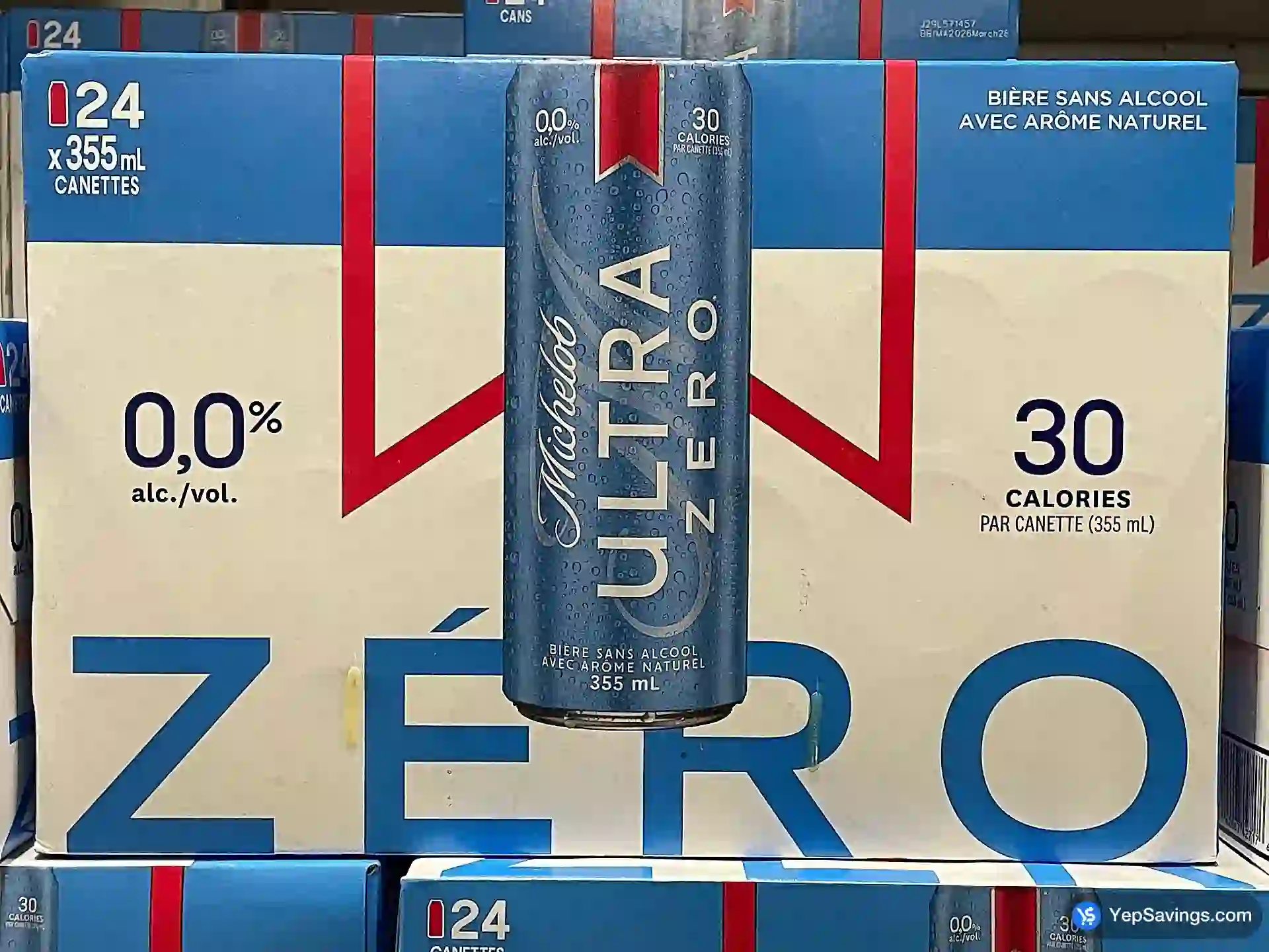 COSTCO MICHELOB ULTRA 0.0 % NON - ALC BEER 24 x 355 mL (ITM 1994804 ...