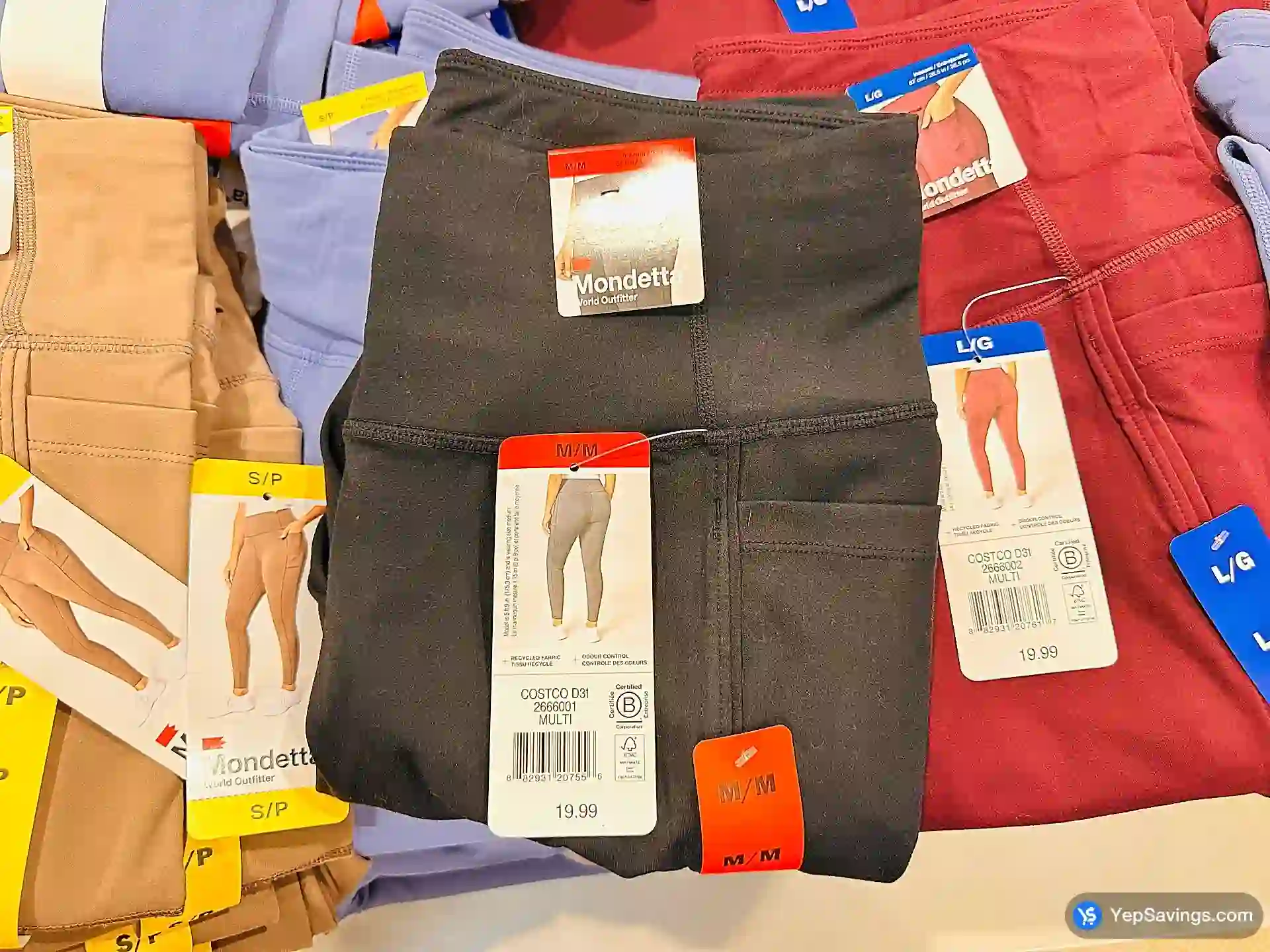 COSTCO MONDETTA ACTIVE LEGGING + WOMENS SIZES S - XXL (ITM 2666004 ...