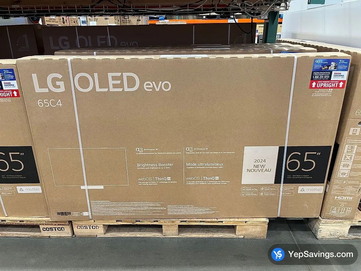 LG OLED65C4 65 " CLASS ( 64.5 " DIAG ) 4K UHD OLED TV – Costco deal in ...