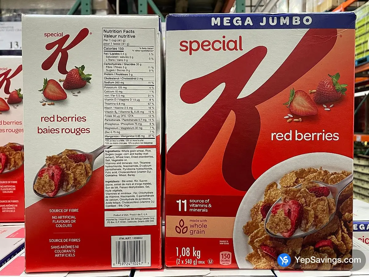 KELLOGGS SPECIAL K RED BERRIES 1.05 kg at Costco {0} {1}