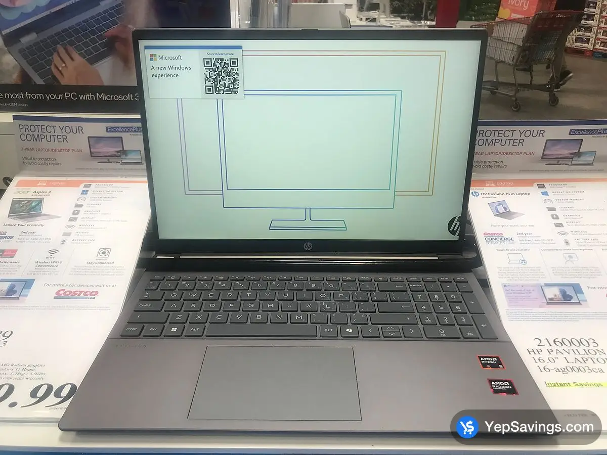 COSTCO HP PAVILION 16.0 " LAPTOP 16 - ag0003ca – (ITM 2160003)