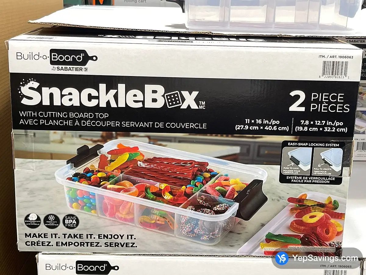 SABATIER SNACKLE BOX SET PACK OF 2 – Costco deal in Canada (ITM 1906063 ...