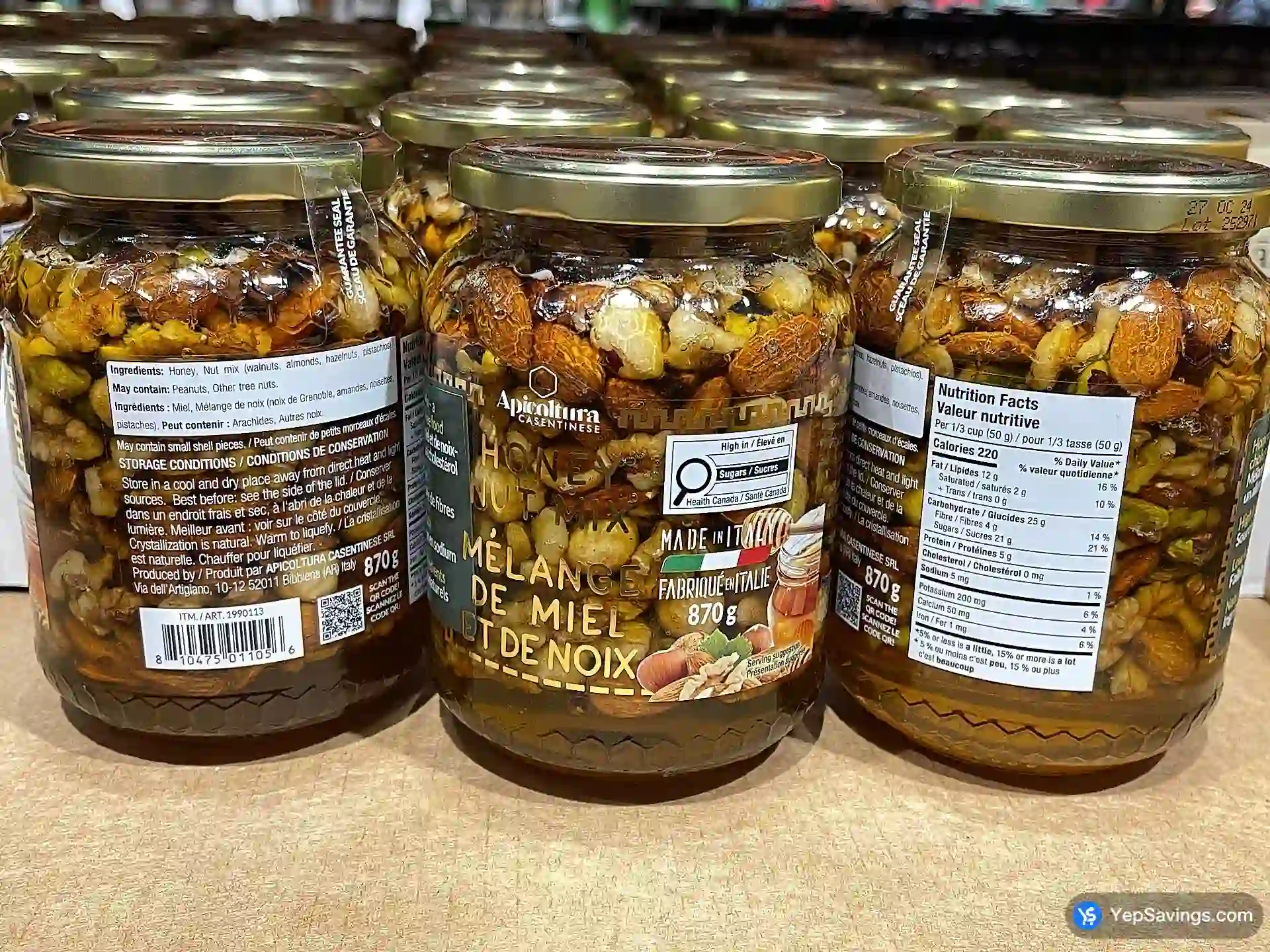 COSTCO APICOLTURA CASENTINESE HONEY & NUTS 870 g (ITM 1990113) – Langley