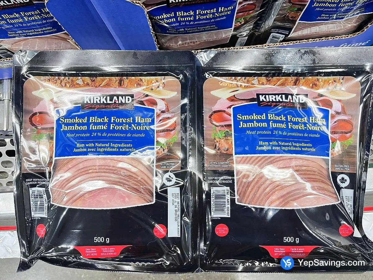 COSTCO KIRKLAND SIGNATURE BLACK FOREST HAM 2 x 500 g – (ITM 555107 ...