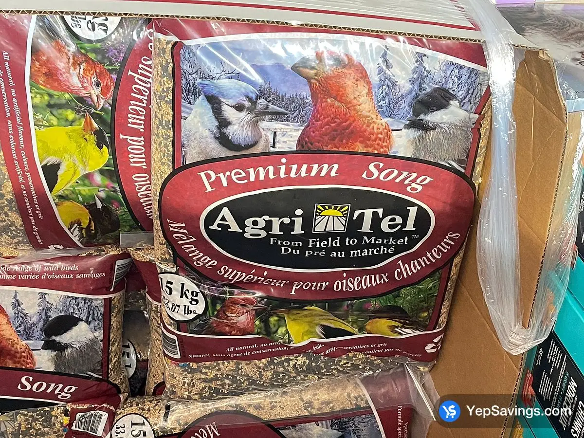 AGRI TEL PREMIUM SONG BIRD SEED 15 kg at Costco South Saskatoon