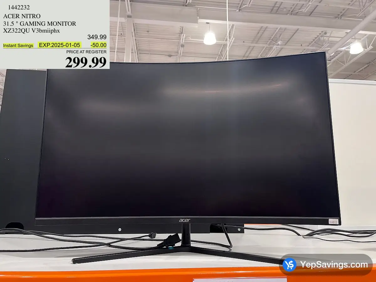 ACER NITRO 31.5 " GAMING MONITOR XZ322QU V3bmiiphx at Costco ...