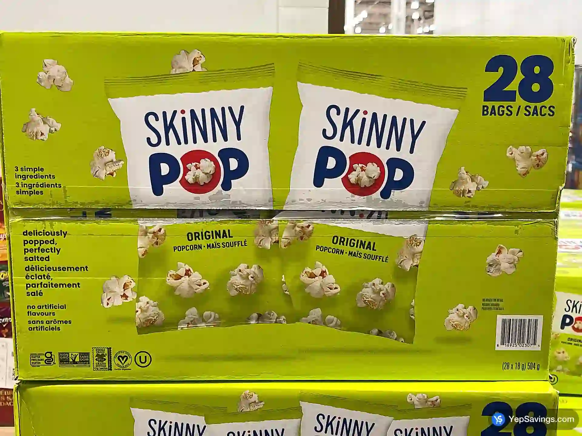 COSTCO SKINNY POP VEND PACK 28 x 18 g (ITM 1952864) – Langley