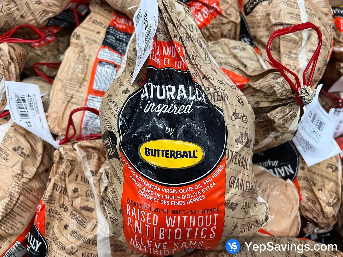 BUTTERBALL WHOLE TURKEY SEASONED ( RWA ) at Costco 3180 Laird Rd ...