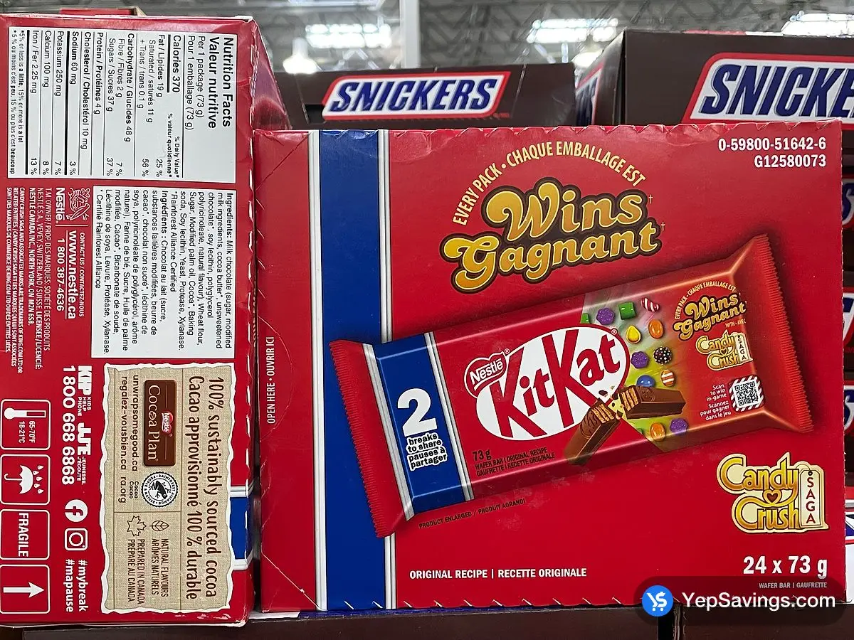 KIT KAT KING SIZE 24 x 73 g at Costco South Saskatoon