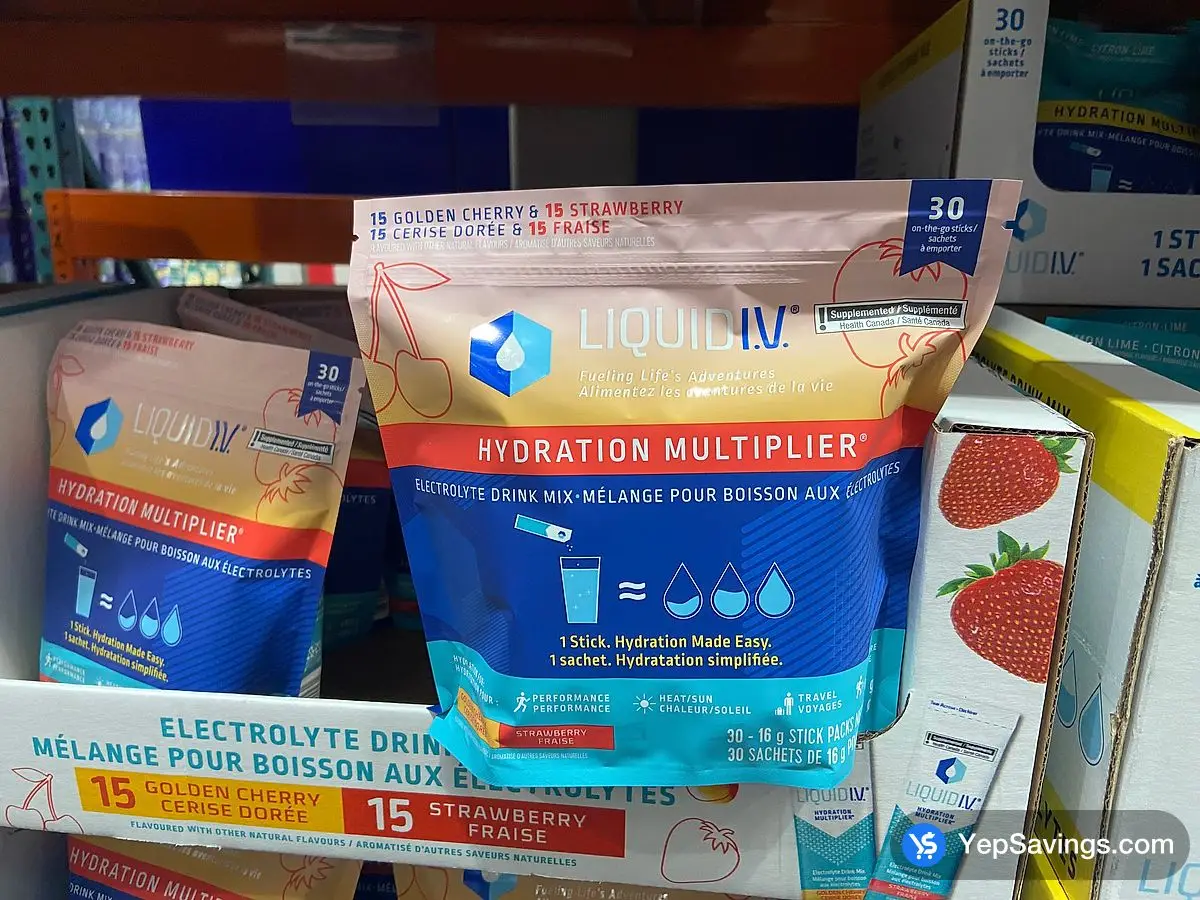 LIQUID IV VARIETY ELECTROLYTE DRINK MIX 30 count at Costco McGillivray ...