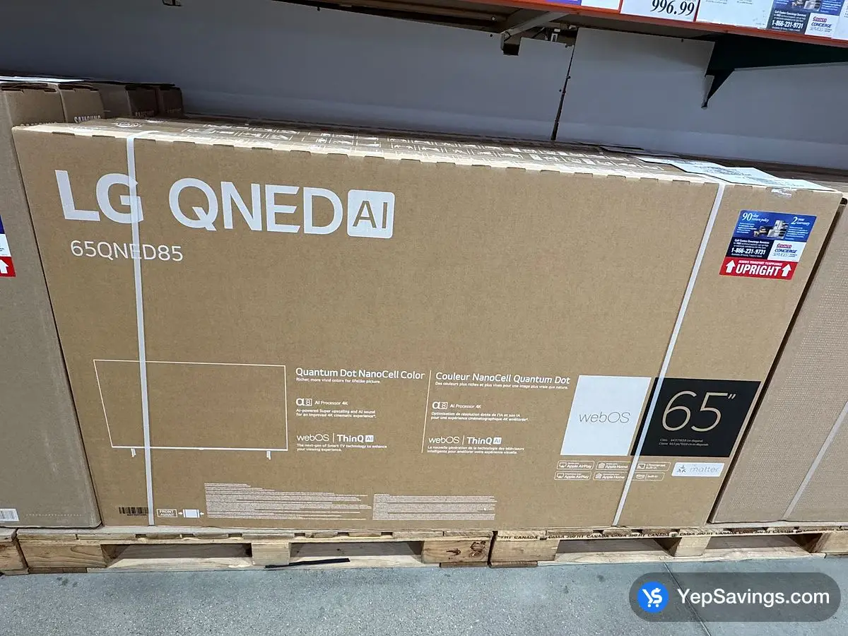 LG 65QNED85T 65 " CLASS ( 64.5 " DIAG ) 4K UHD QNED LCD TV at Costco ...