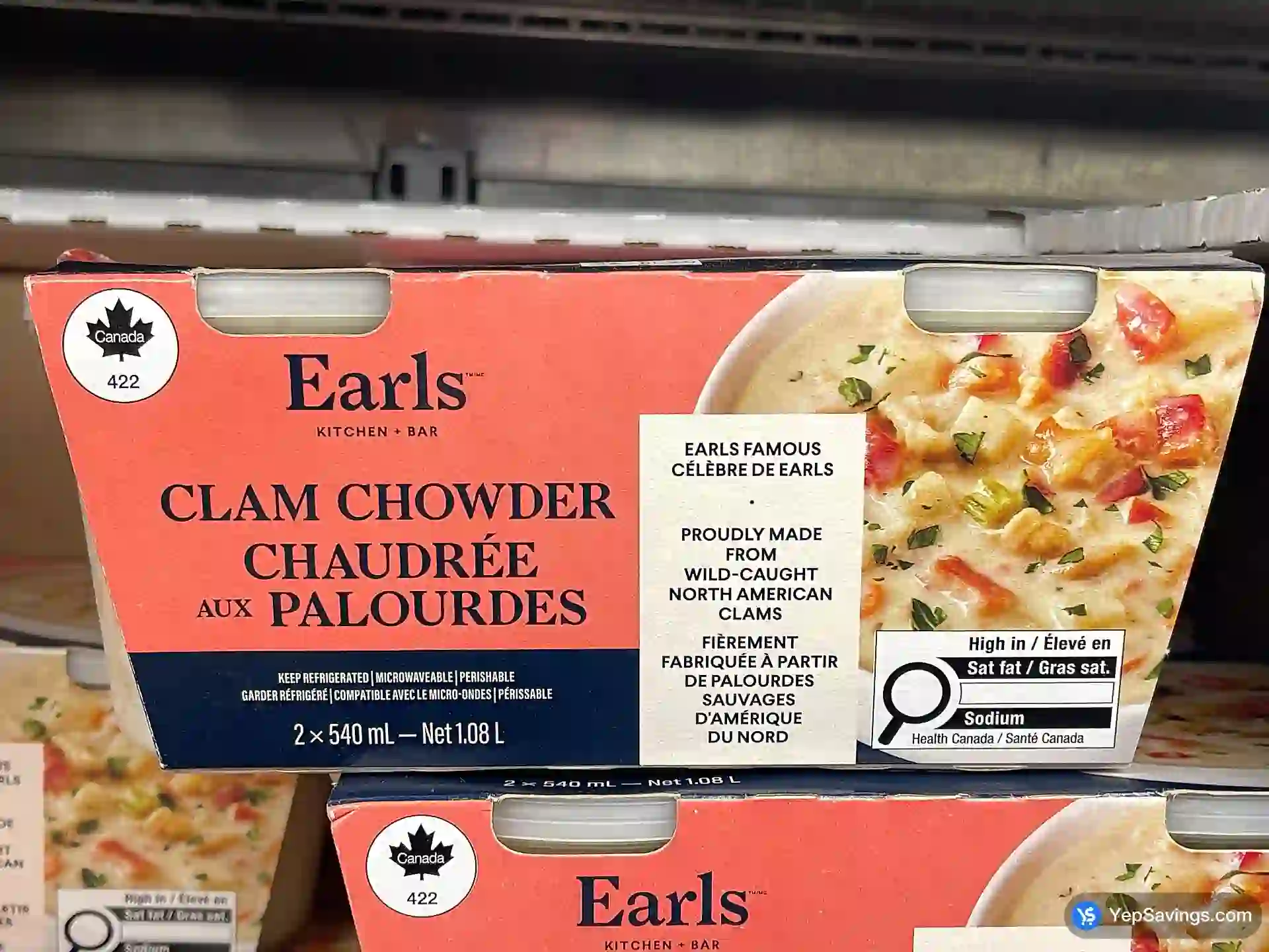COSTCO EARLS CLAM CHOWDER 2 x 540 ml (ITM 1985146) – Langley
