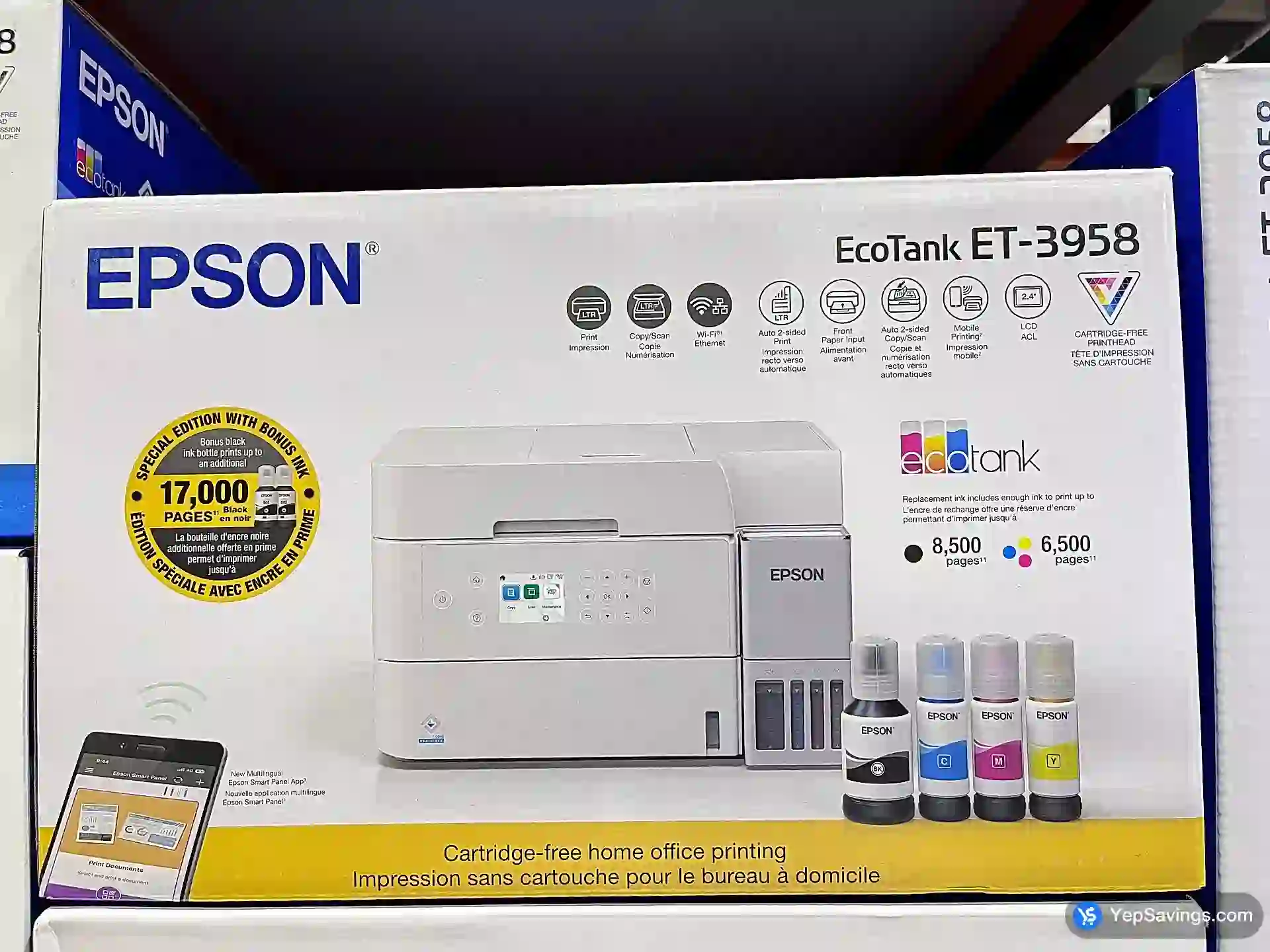 COSTCO EPSON ECOTANK ALL - IN - ONE PRINTER ET - 3958 (ITM 2233958) – Langley