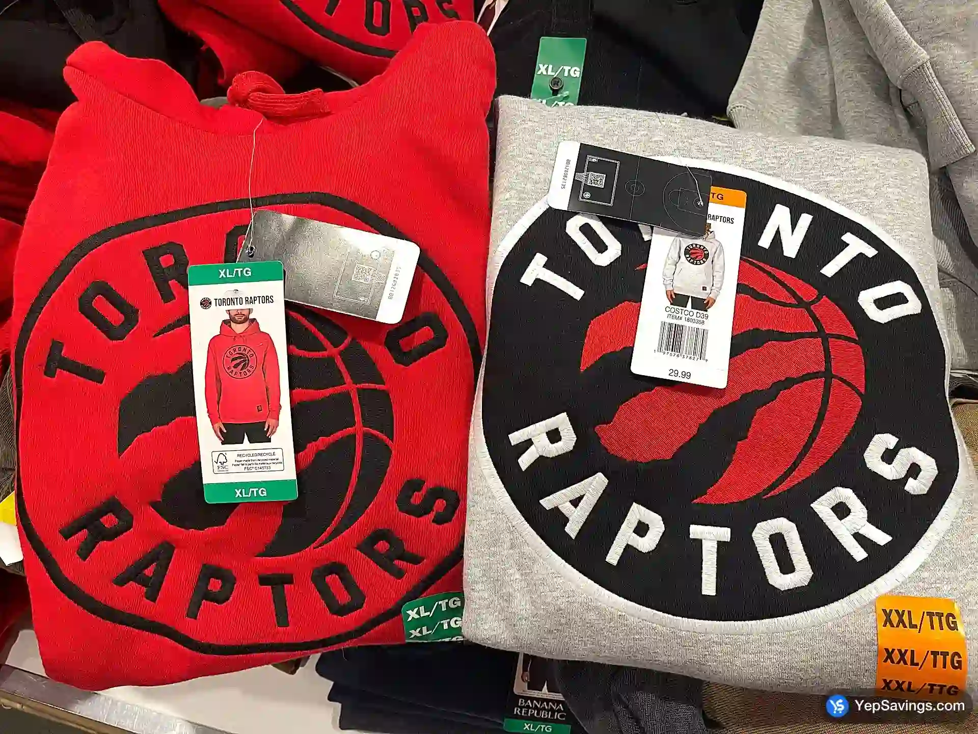 COSTCO NBA TORONTO RAPTORS HOODIE MENS SIZES S - XXL (ITM 1803358 ...