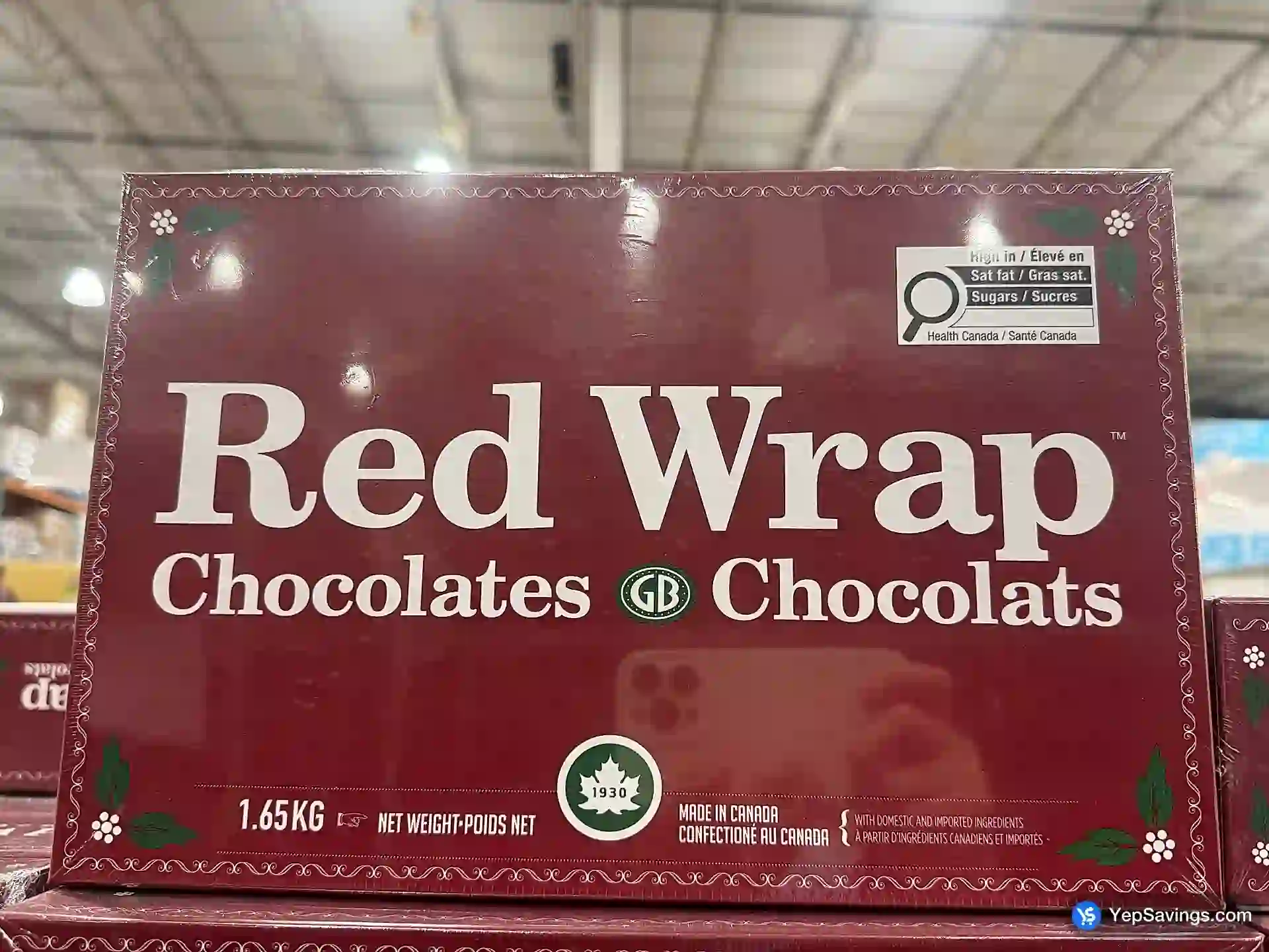 COSTCO GANONG RED WRAP CHOCOLATES 1.65 kg (ITM 1337572) – London