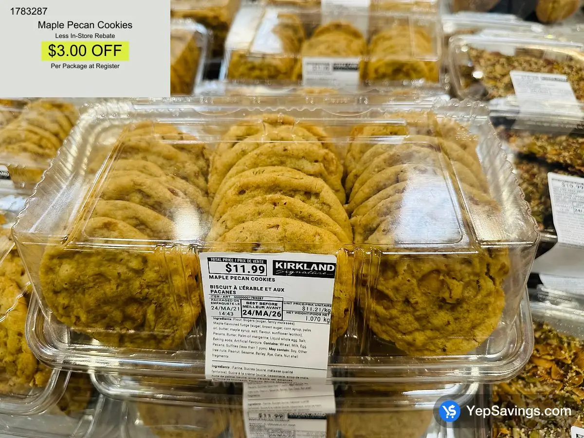 Maple Pecan Cookies at Costco Brant St Burlington