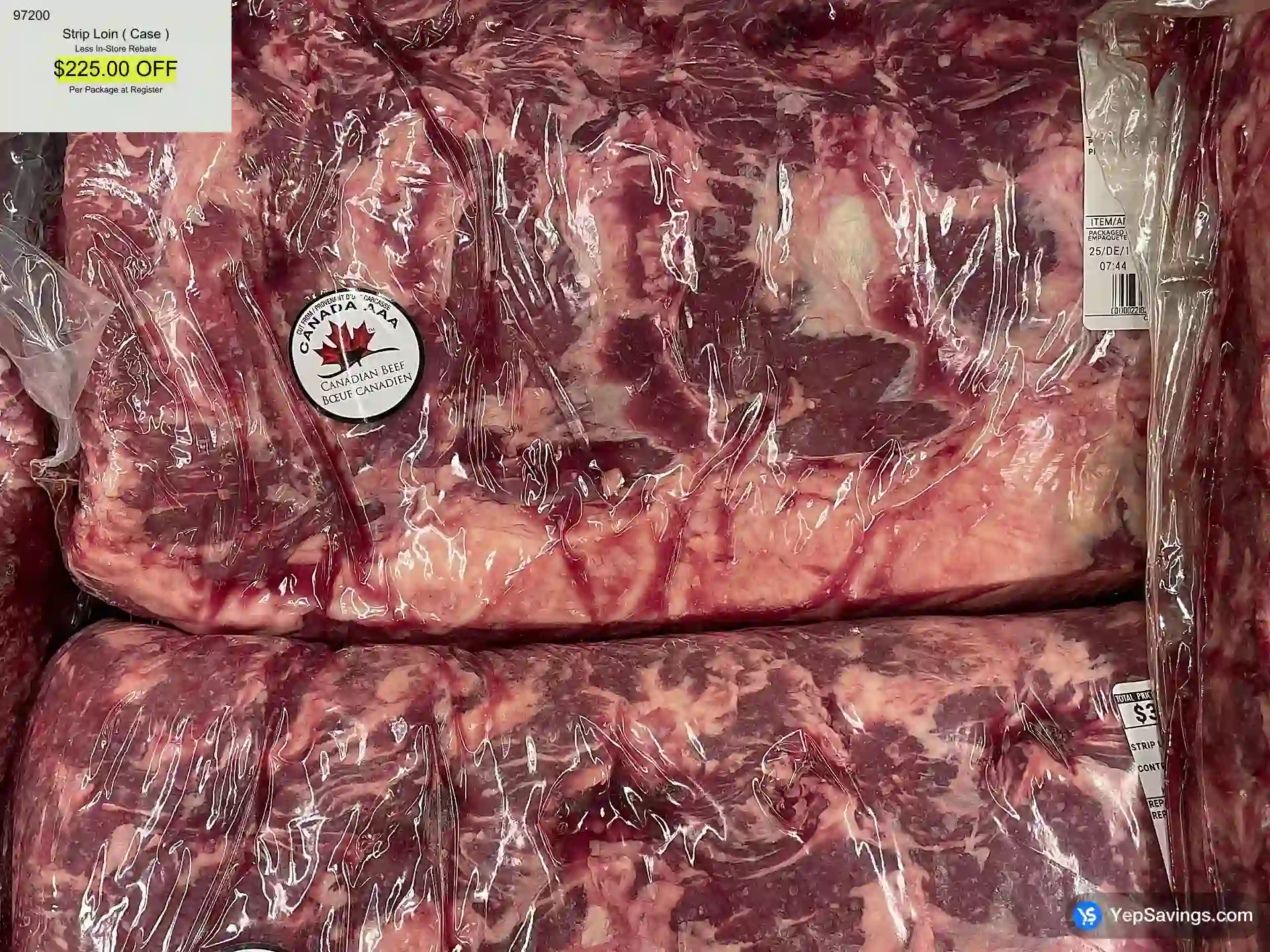 COSTCO Strip Loin ( Case ) (ITM 97200) – Langley