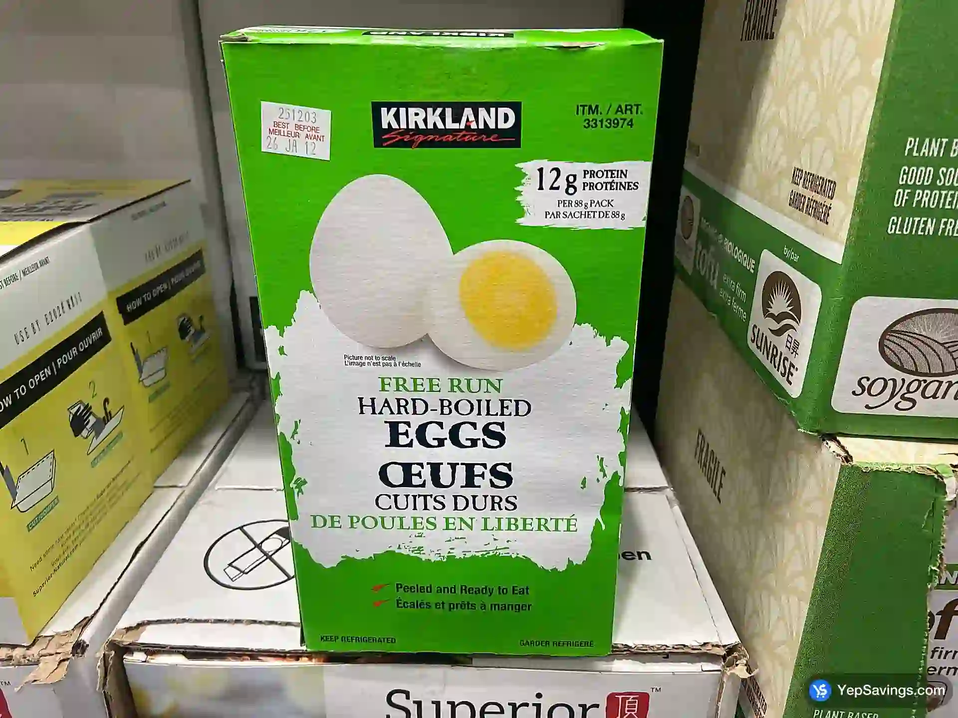 COSTCO KIRKLAND SIGNATURE FREE RUN HARD BOIL EGG 16 packs of 2 eggs ...