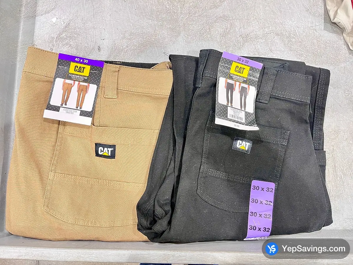 CATERPILLAR CANVAS PANT + MENS SIZES 30-40 at Costco South Saskatoon