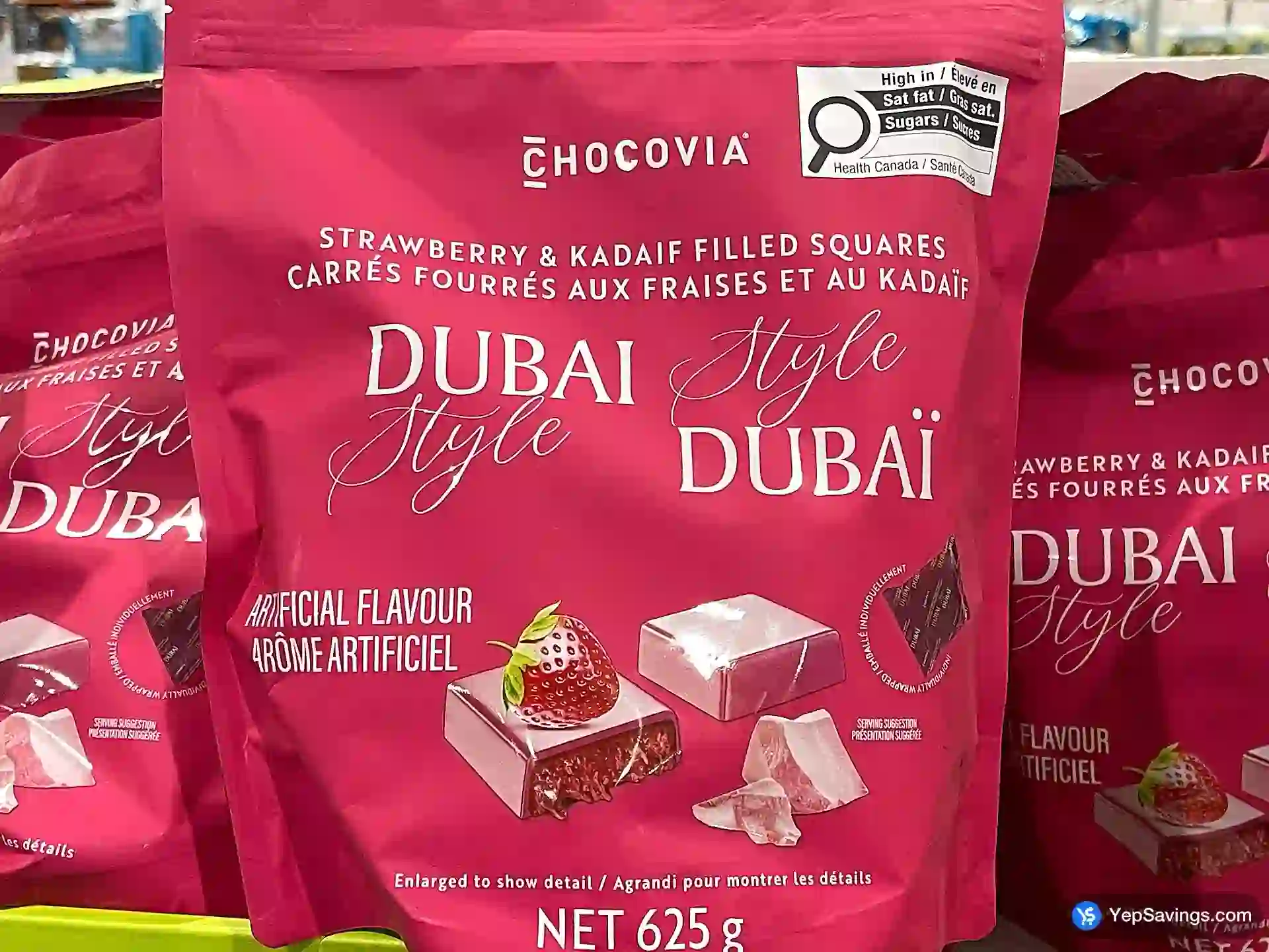 COSTCO CHOCOVIA STRAWBERRY DUBAI STYLE 625 g (ITM 1086730) – Langley