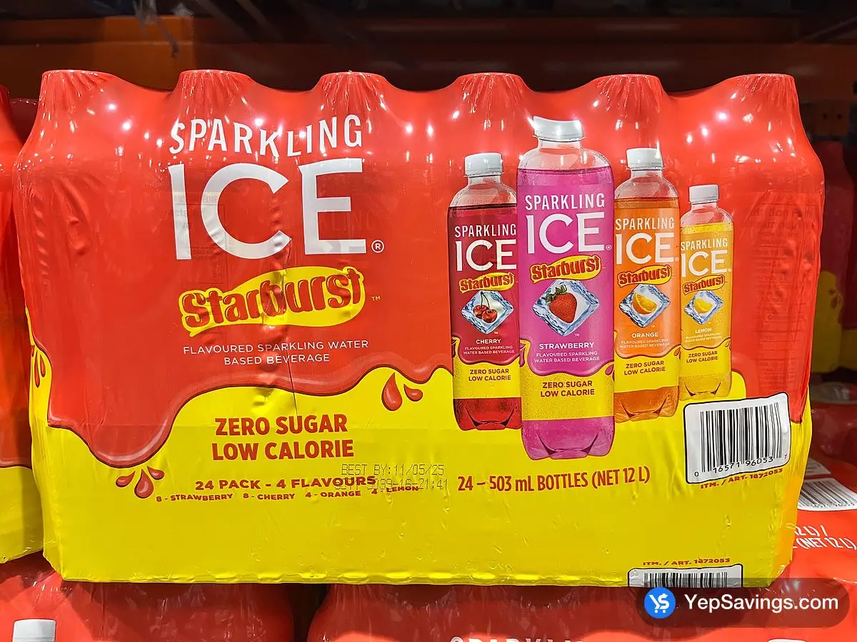 SPARKLING ICE STARBURST VARIETY 24 x 503 mL at Costco South Saskatoon