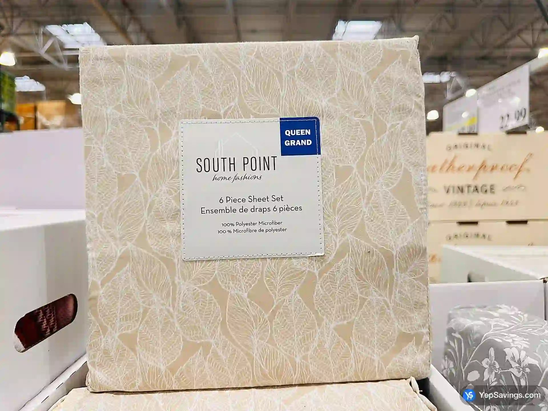 COSTCO SOUTH POINT MICROFIBER SHEETS QUEEN - 6 pcs (ITM 1703334) – Langley