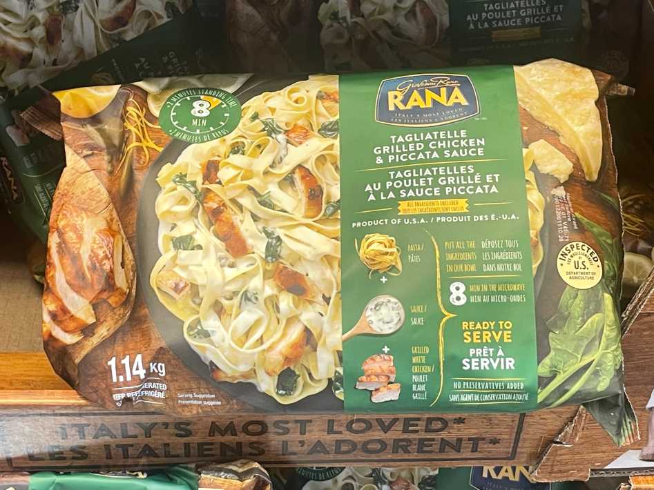 RANA CHICKEN PICCATA PASTA 1.14 kg at Costco Beacon Hill Calgary