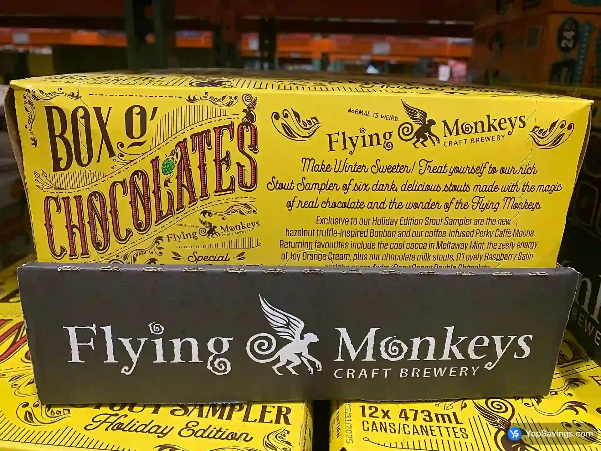COSTCO FLYING MONKEYS BOX OCHOCOLATES 12 x 473 mL (ITM 2008205) – London