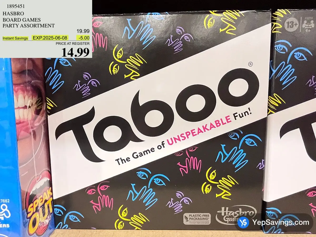 HASBRO BOARD GAMES PARTY ASSORTMENT at Costco South Saskatoon