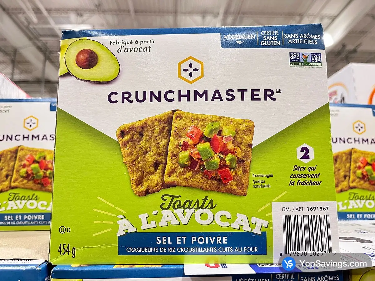 CRUNCHMASTER AVOCADO TOAST 454 g at Costco South Saskatoon
