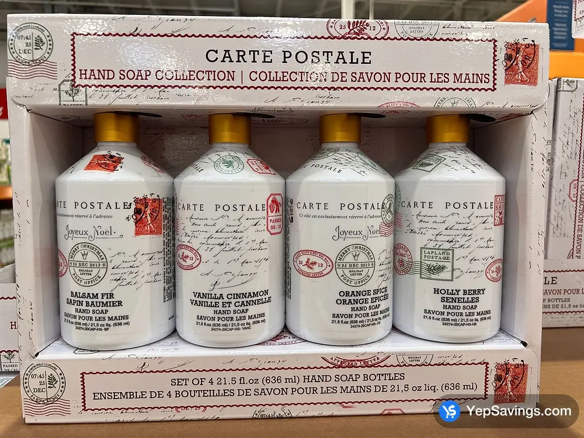 CARTE POSTALE HAND SOAP 4 x 636 mL at Costco South Saskatoon