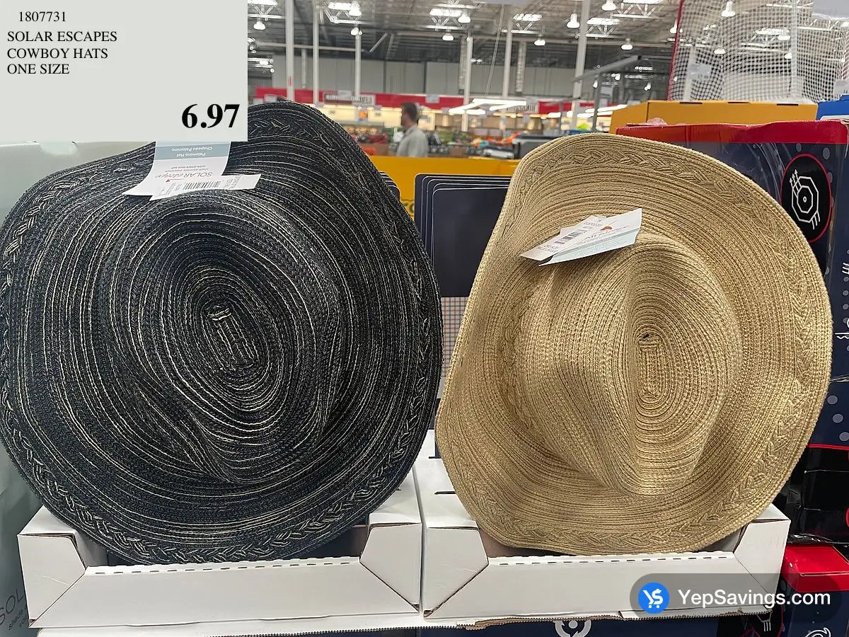 SOLAR ESCAPES COWBOY HATS ONE SIZE at Costco South Saskatoon