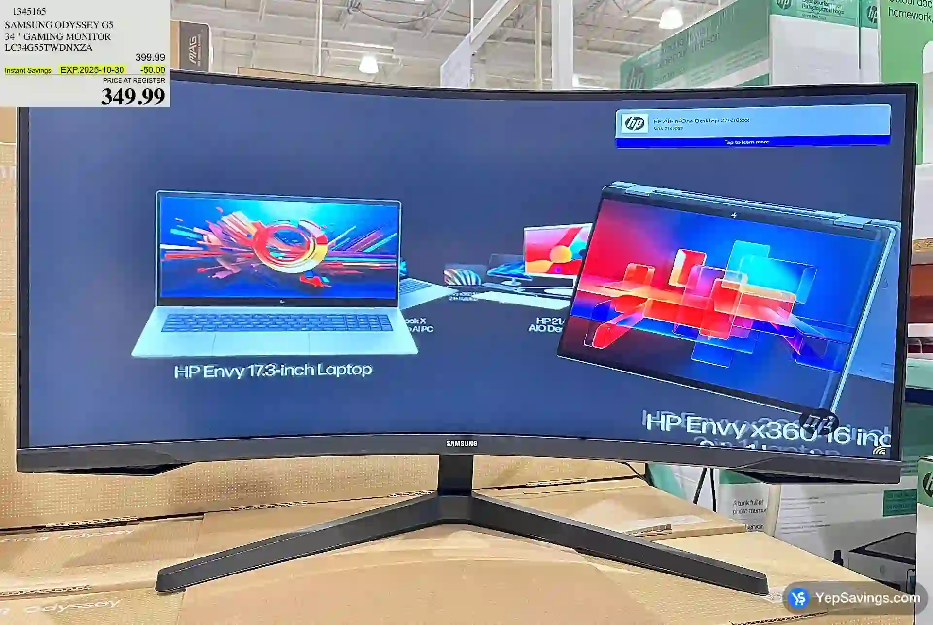 COSTCO SAMSUNG ODYSSEY G5 34 " GAMING MONITOR LC34G55TWDNXZA – Langley
