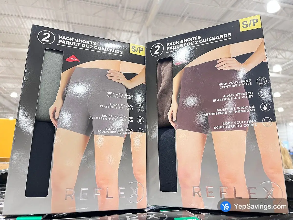 REFLEX SHORTS 2PK + WOMENS SIZES XS - XL at Costco Beacon Hill Calgary