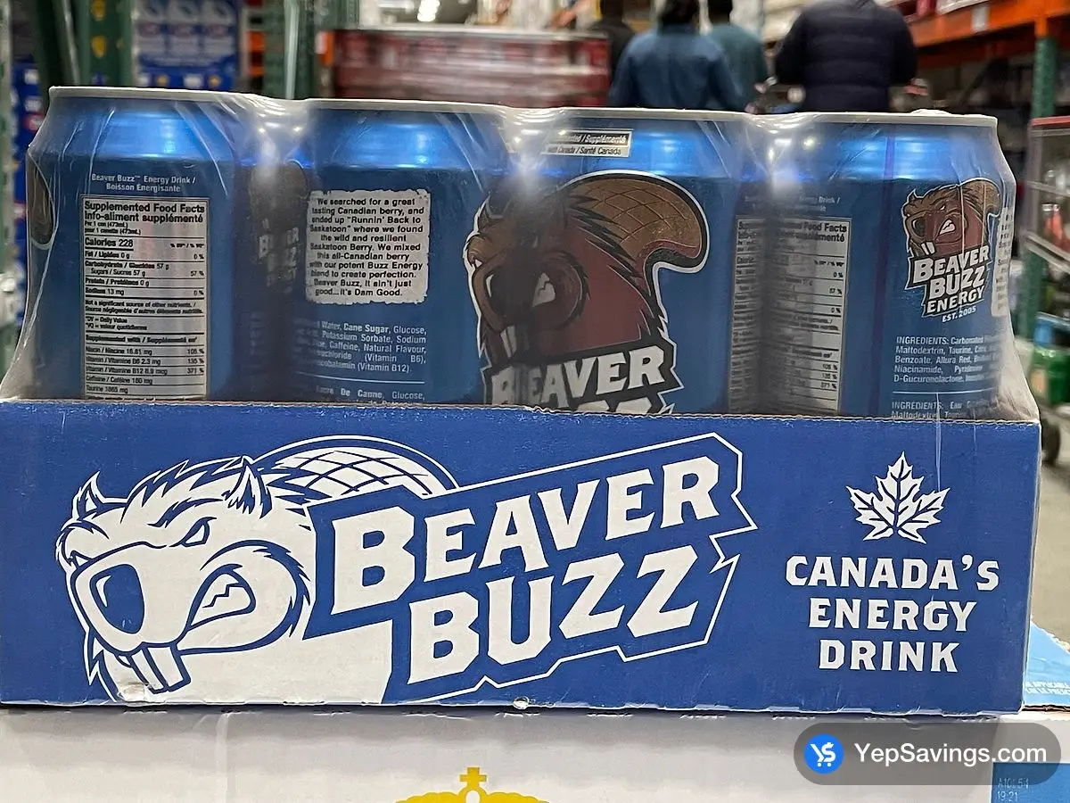 BEAVER BUZZ ENERGY DRINK 12 x 473 mL at Costco South Saskatoon