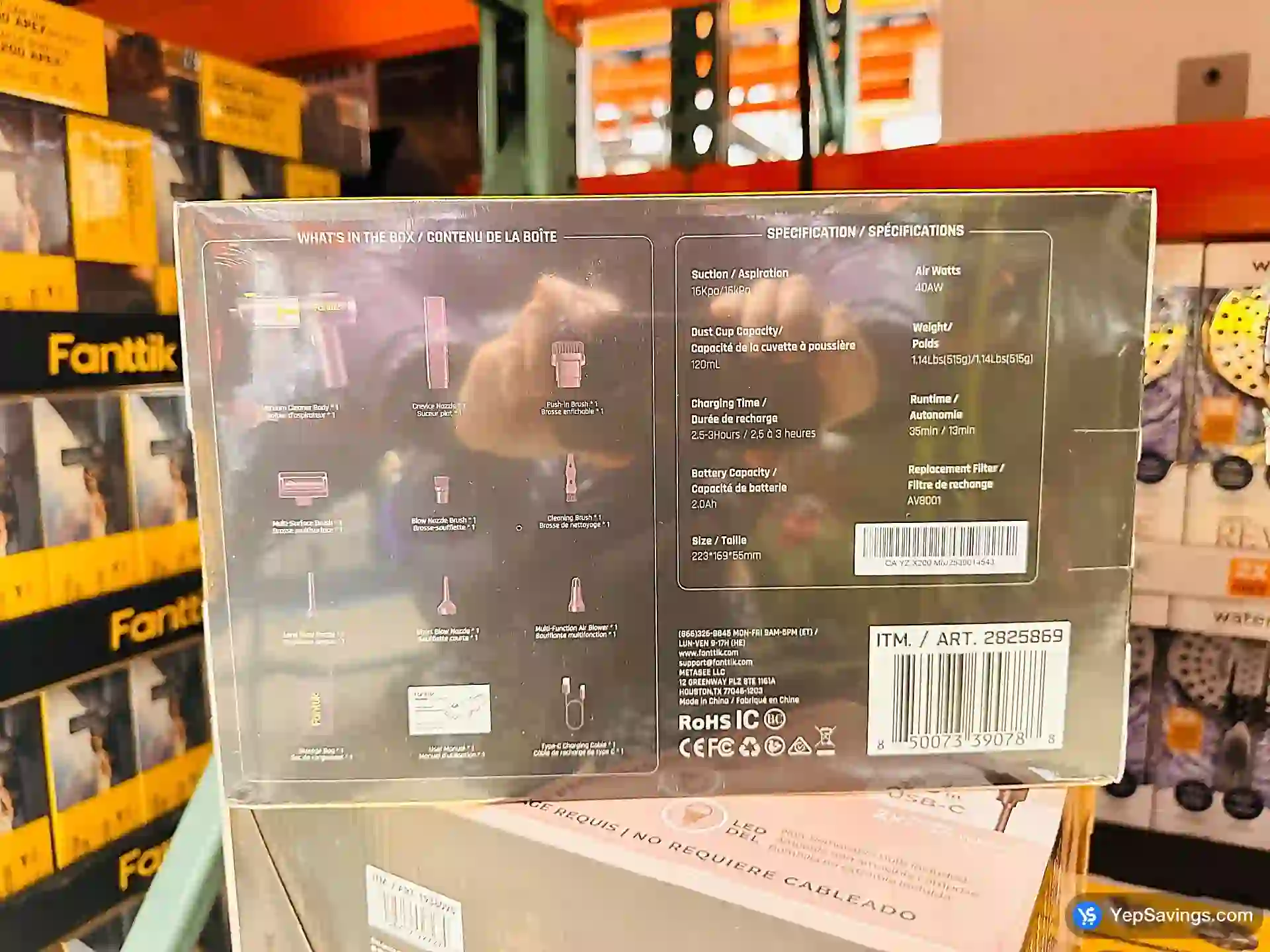 COSTCO FANTTIK CORDLESS VACUUM SLIM X200 MIX (ITM 2825869) – Langley