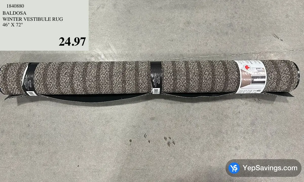 BALDOSA WINTER VESTIBULE RUG 46" X 72" at Costco 91 St NW Edmonton